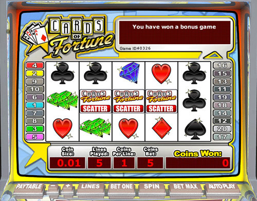 Cards of Fortune (5 Reel)